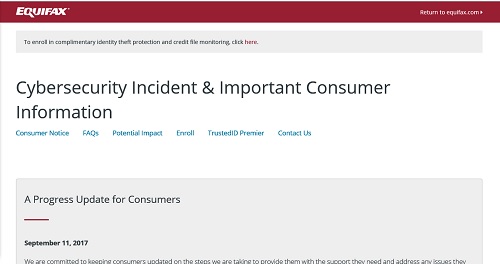 Navigating Equifax’s Security Site – Cyn Mackley