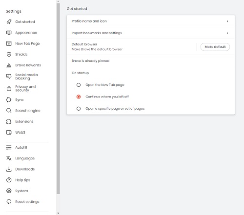 Brave Browser Settings Cyn Mackley